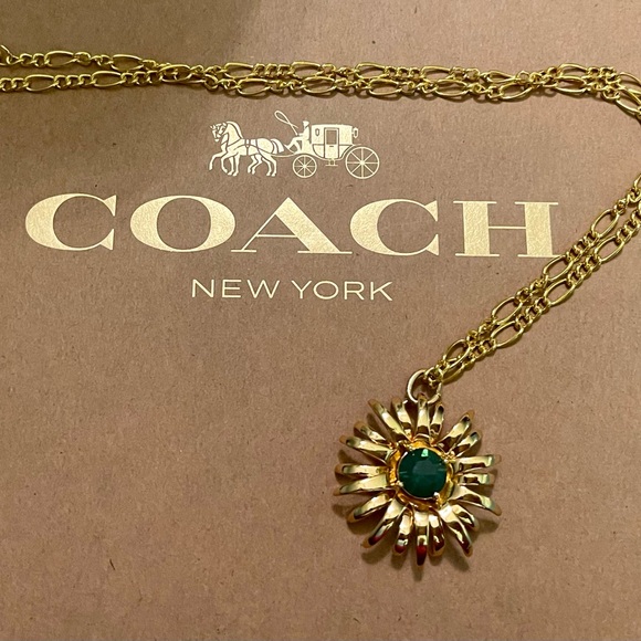 Coach | Jewelry | Coach Tony Duquette Swarovski Crystal Sunburst ...